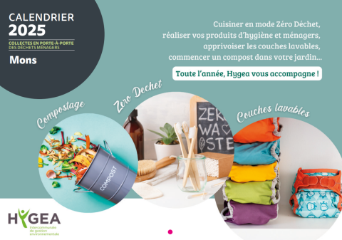 Calendrier de collecte 2025 | Hygea